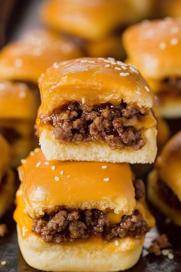 Cheeseburger Sliders Easy Recipe - Quick & Delicious Mini Burgers