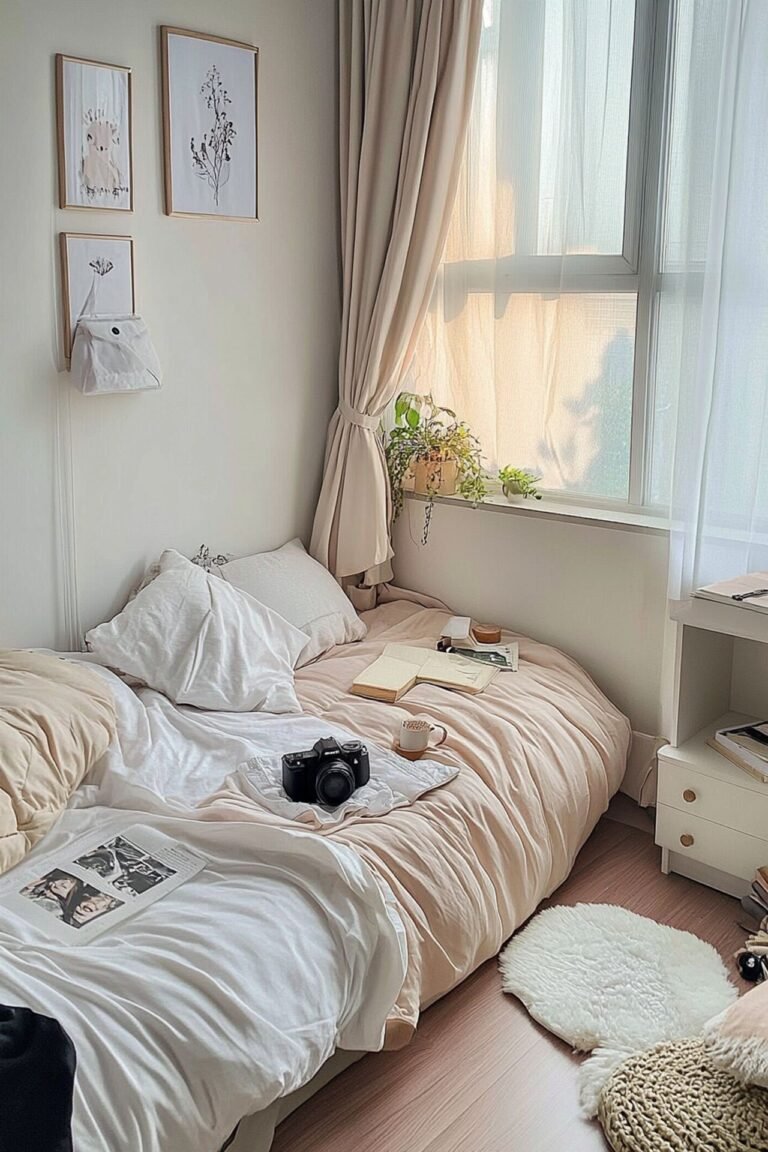 Practical Bedroom Decor: 20+ Beautiful Korean Bedroom Decor Ideas