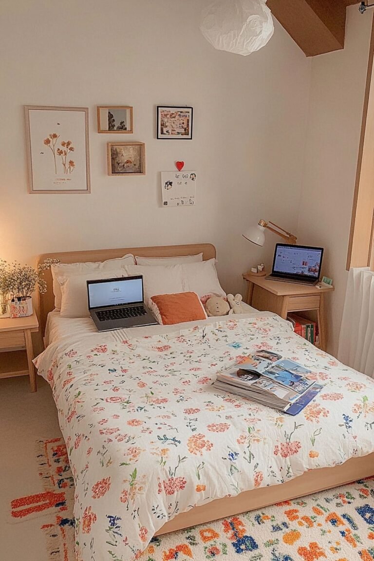 Practical Bedroom Decor: 20+ Beautiful Korean Bedroom Decor Ideas