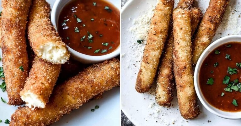 Easy Homemade Mozzarella Sticks Recipe