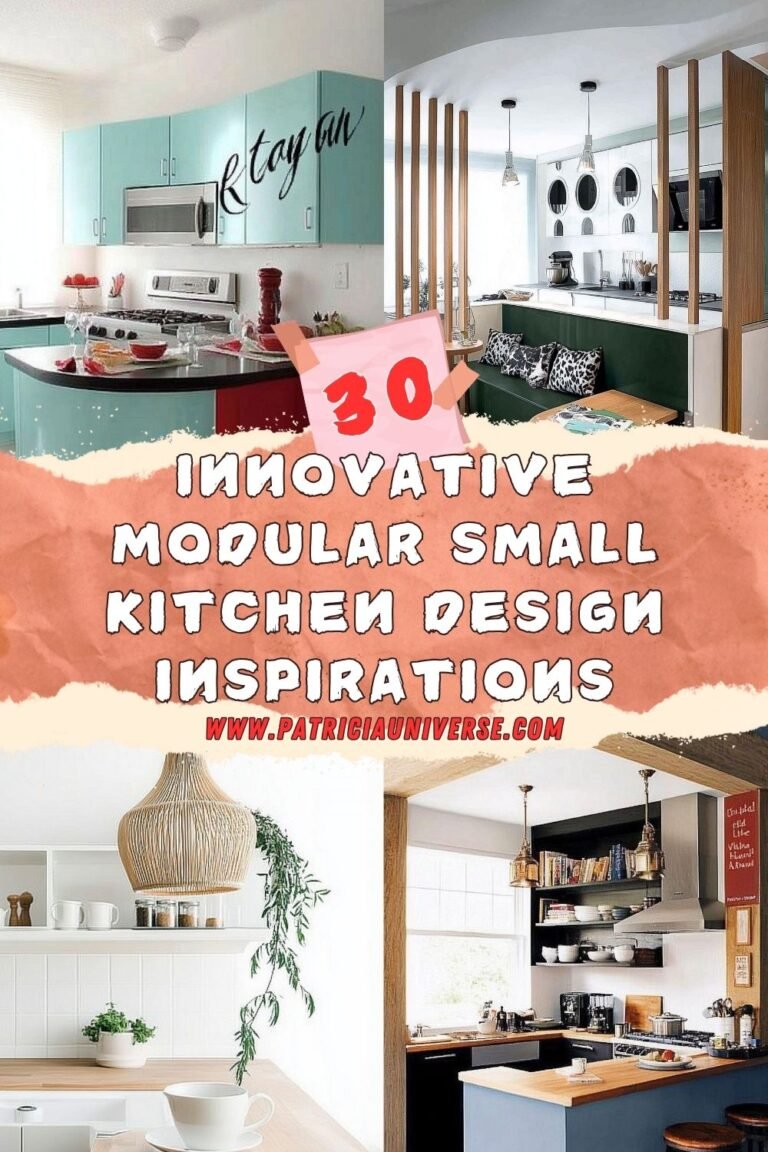 Small Kitchen Modular Design: 30+ Innovative Inspirations
