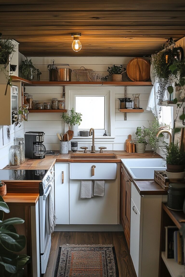 Mini Kitchen Design: 35+ Functional Cottage Kitchens with a Mini Twist