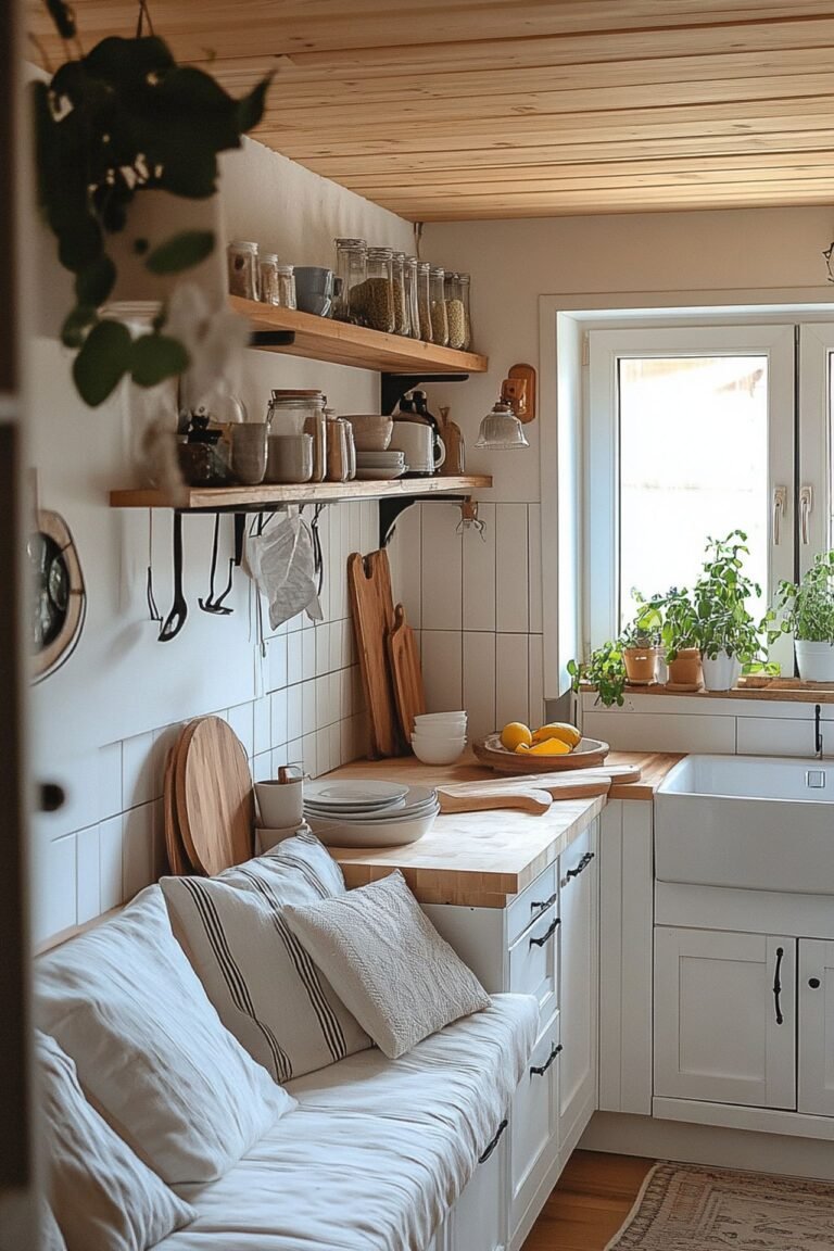 Mini Kitchen Design: 35+ Stylish Cottage-Style Mini Kitchens