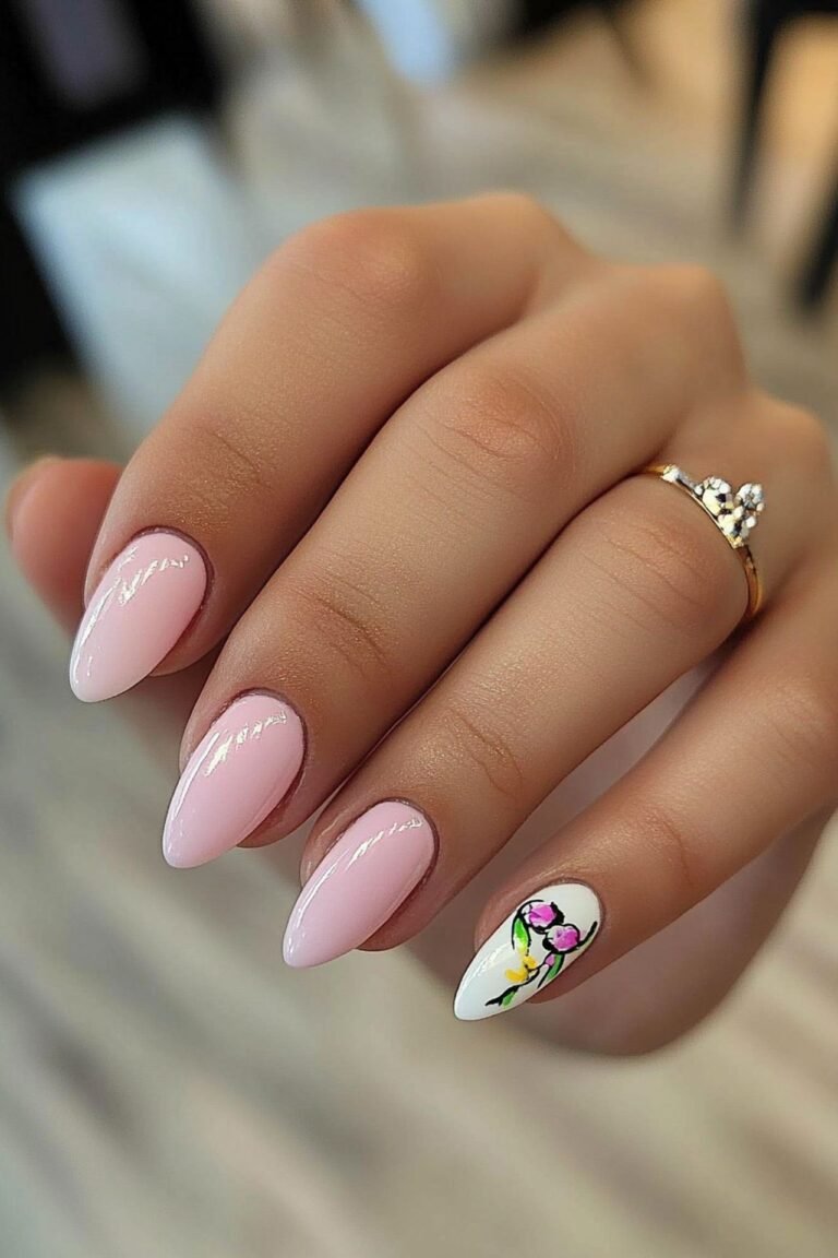 Nails for Natural Short Nails: 35+ Sweet Oval Designs