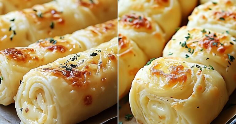 dinner recipes - Cheesy Garlic Butter Rollups