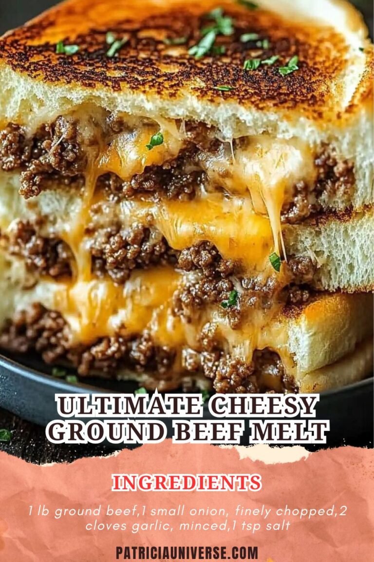 Dinner Recipes: Ultimate Cheesy Ground Beef Melt