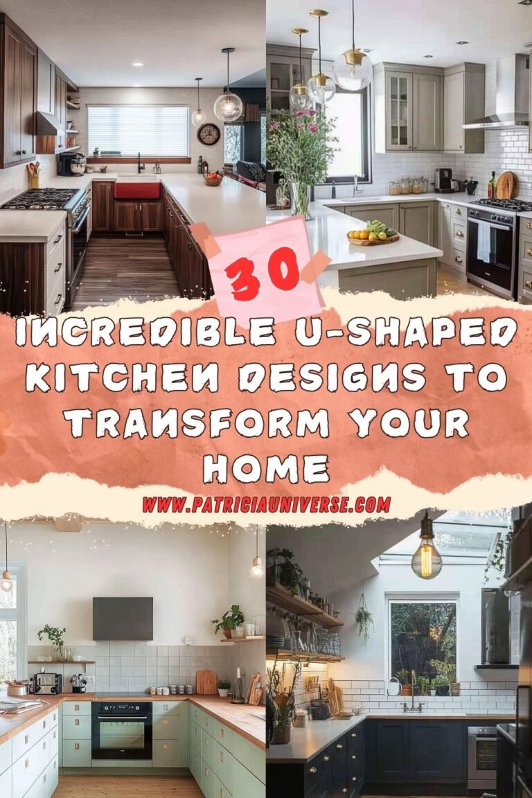 Kitchen Ideas For U Shaped Kitchen: 30+ Incredible Designs
