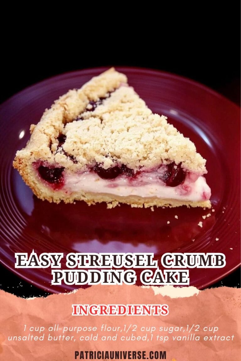 Easy Recipes: Streusel Crumb Pudding Cake You’ll Love