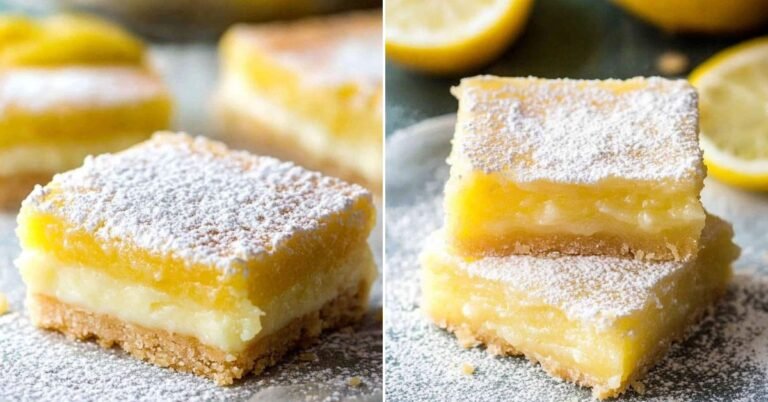 Easy Recipes - Tangy Lemon Bars That Melt in Your Mouth