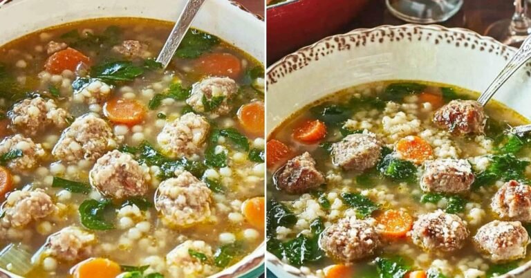 Easy Recipes – Italian Wedding Soup with Meatballs
