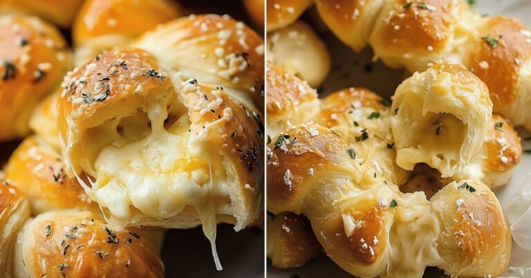Easy Recipes – Cheese-Stuffed Garlic Knots