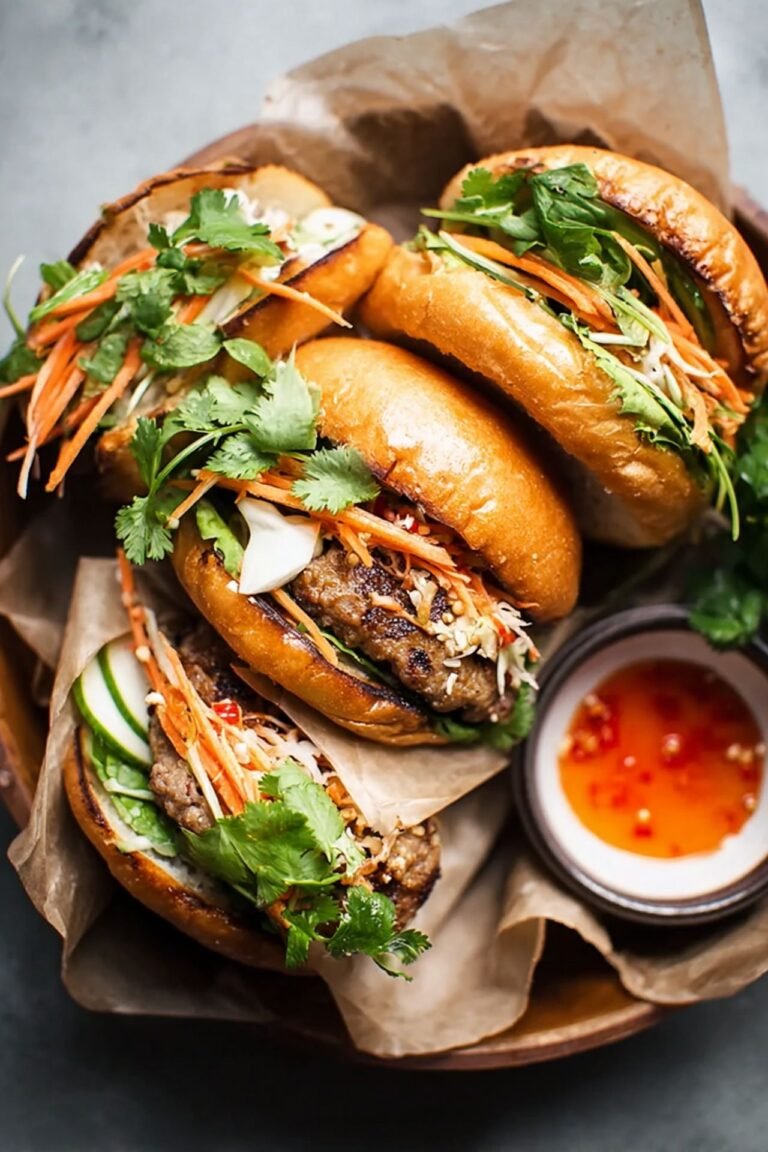Easy Recipes: Vietnamese Pork Banh Mi Burger
