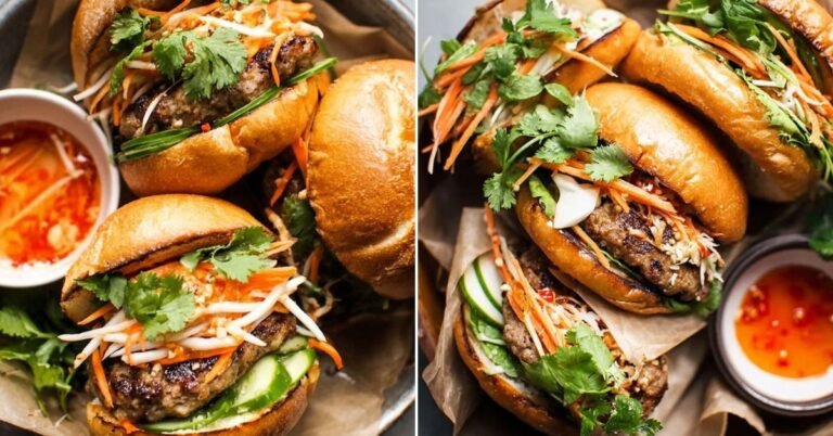 Easy Recipes: Vietnamese Pork Banh Mi Burger