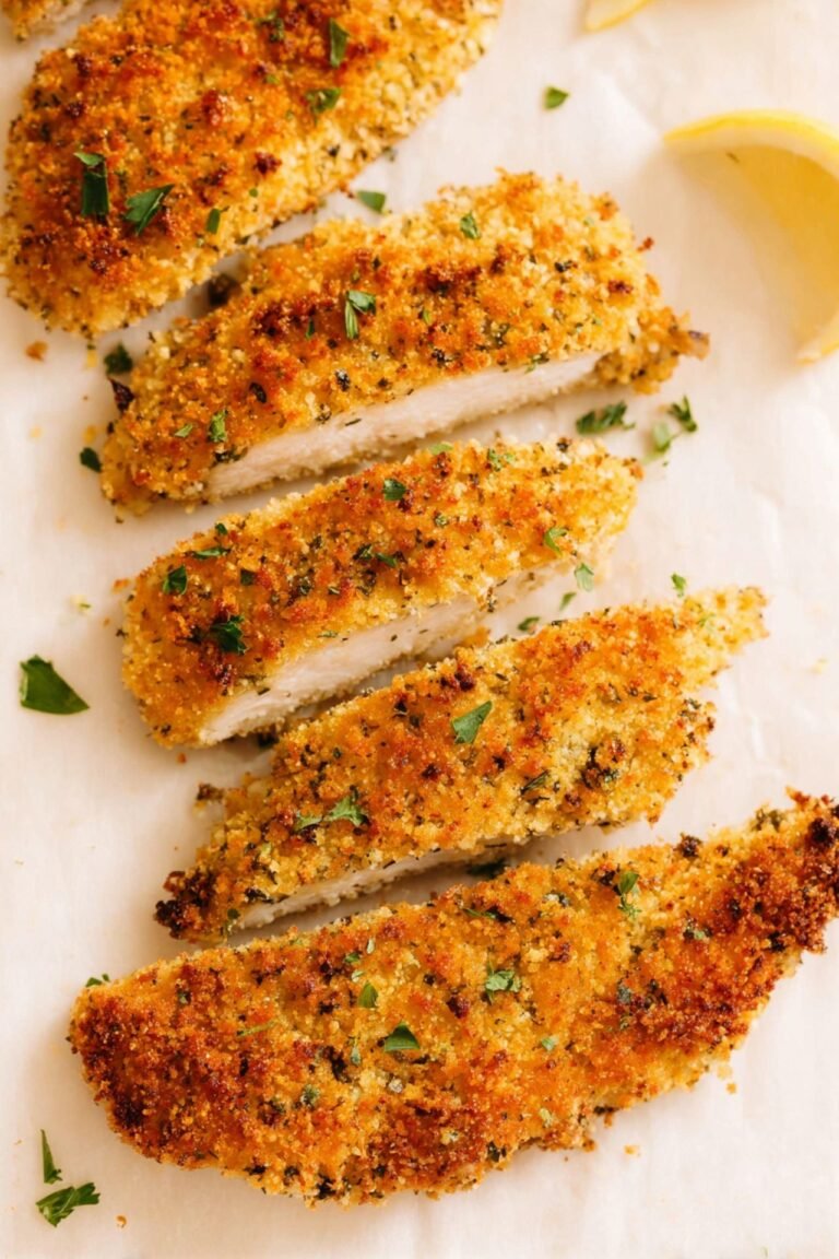 Easy Recipes: Crispy Oven-Baked Chicken Cutlets