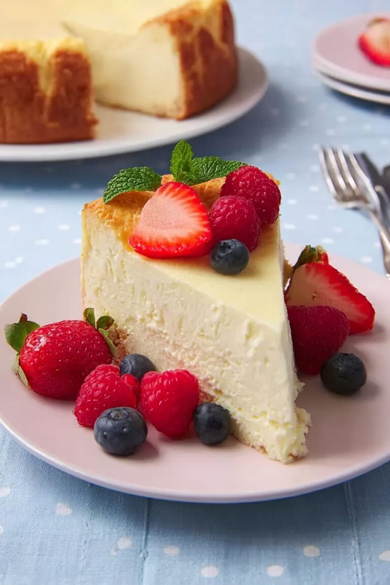 Easy Recipes Italian Cheesecake With Ricotta & Cream Cheese
