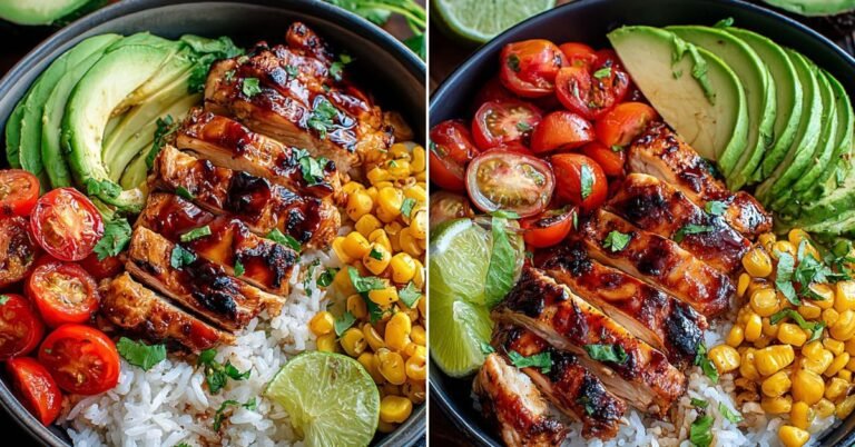 Easy Recipes – Honey Chipotle Chicken Rice Bowl for Dinner