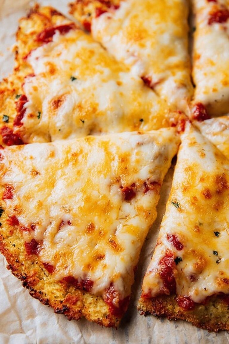 Easy Recipes Cauliflower Pizza Crust - Simple Low-Carb Crust