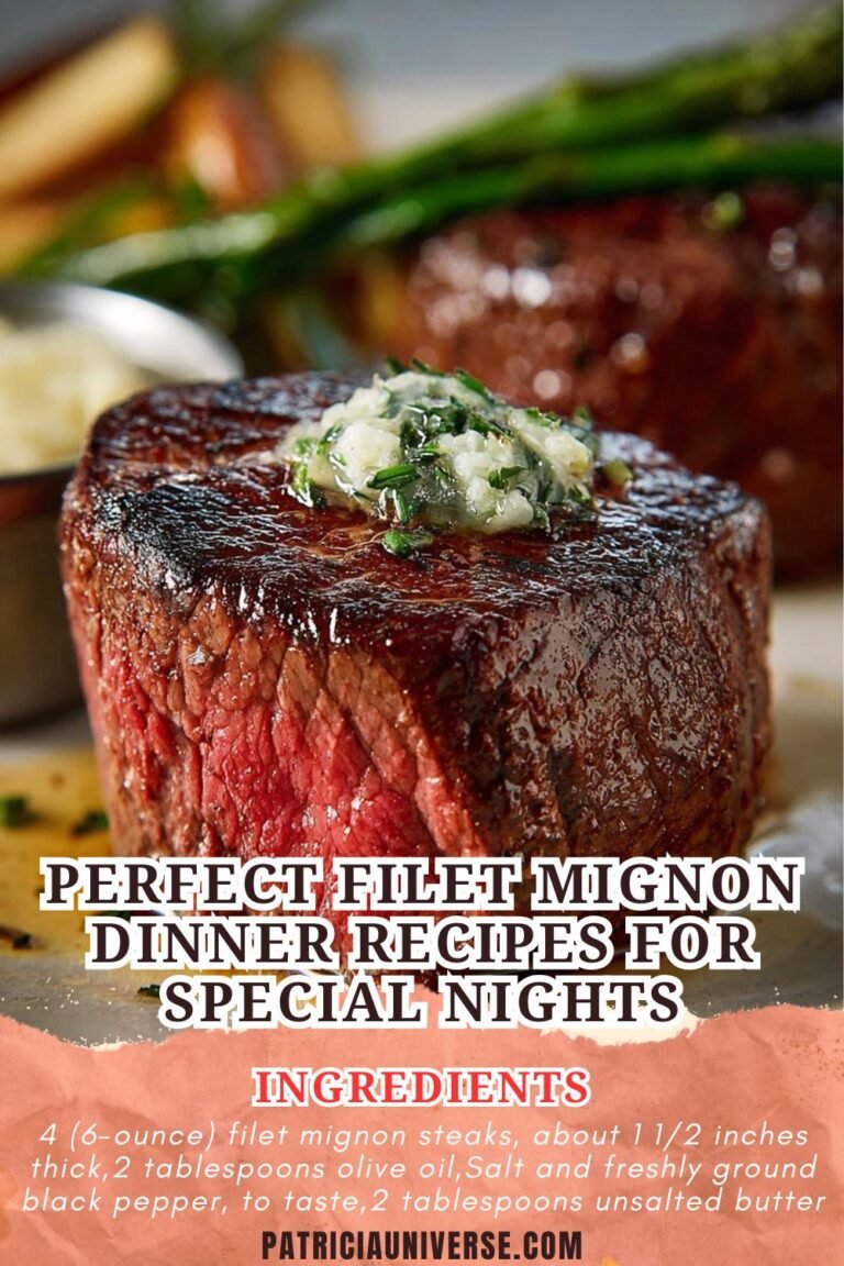 Dinner Recipes – Perfect Filet Mignon for Special Nights