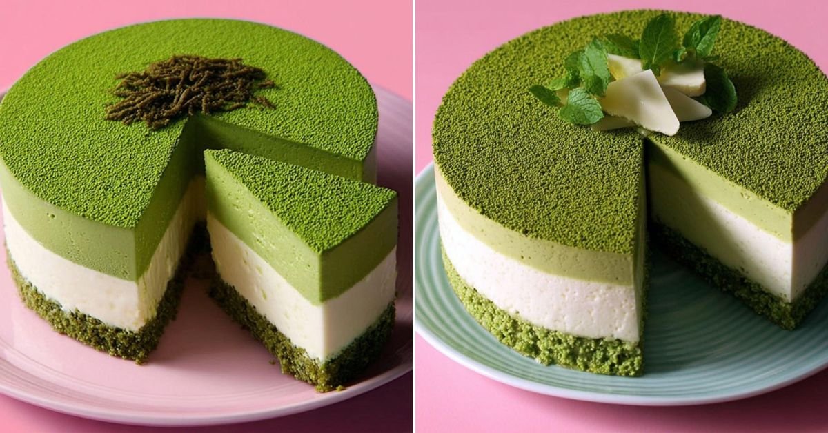 Easy Recipes: Green Tea Mousse Cheesecake Delight