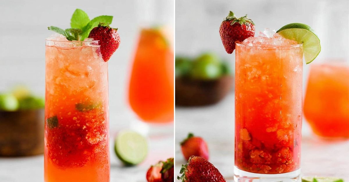 Easy Recipes Virgin Strawberry Lime Mojito