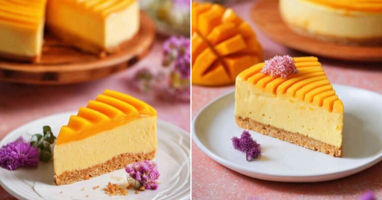 Easy Recipes Mango Cheesecake – Creamy & Tropical Dessert
