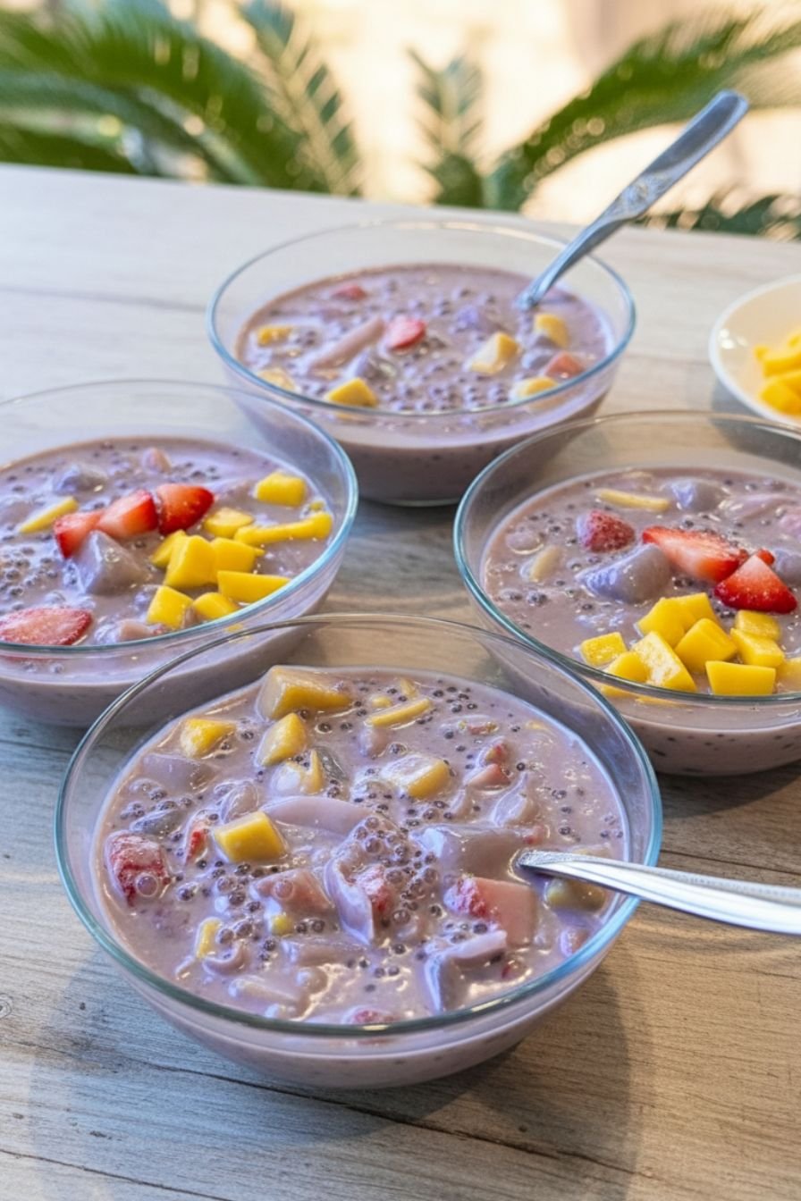 Easy Recipes Ube Sago Delight | Sweet Filipino Treat