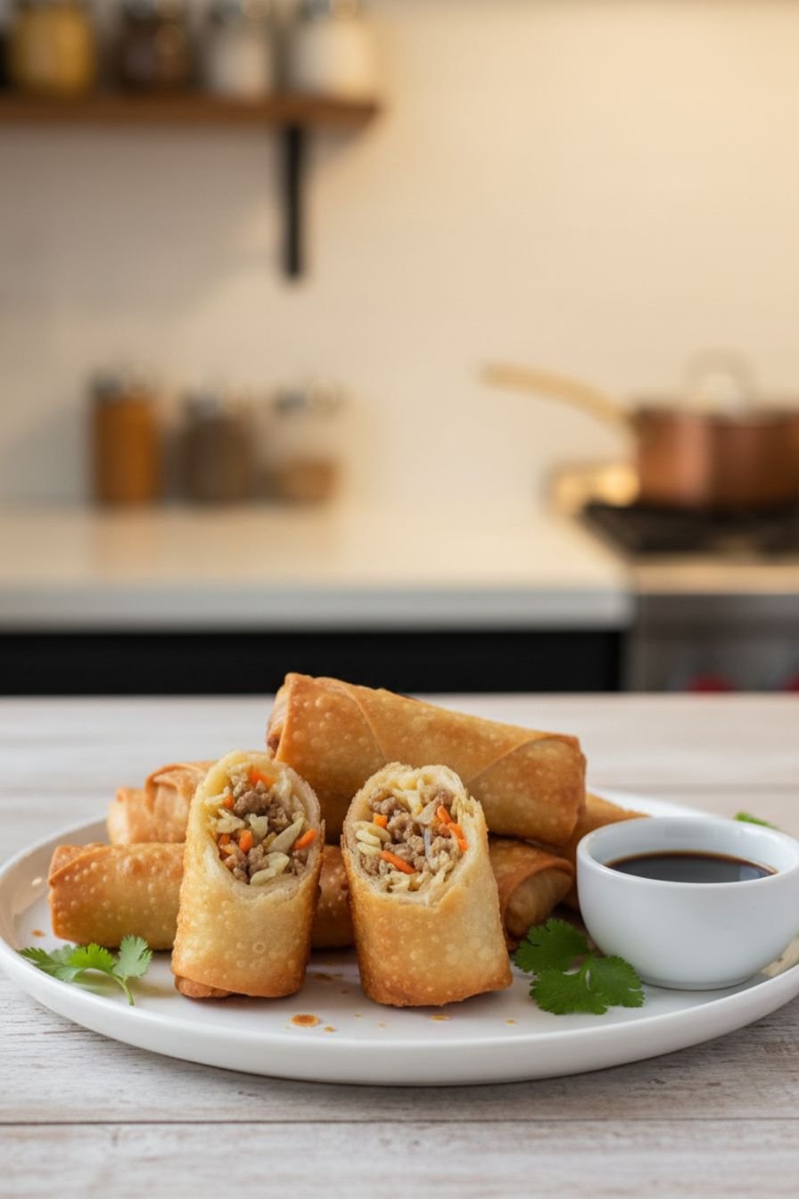 Easy Recipes – Crispy Oven-Baked Egg Rolls You’ll Love