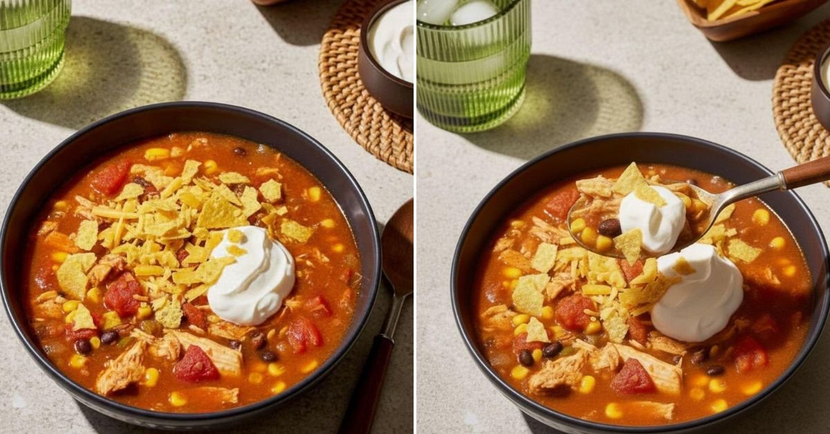 Easy Recipes: Slow Cooker Chicken Taco Soup
