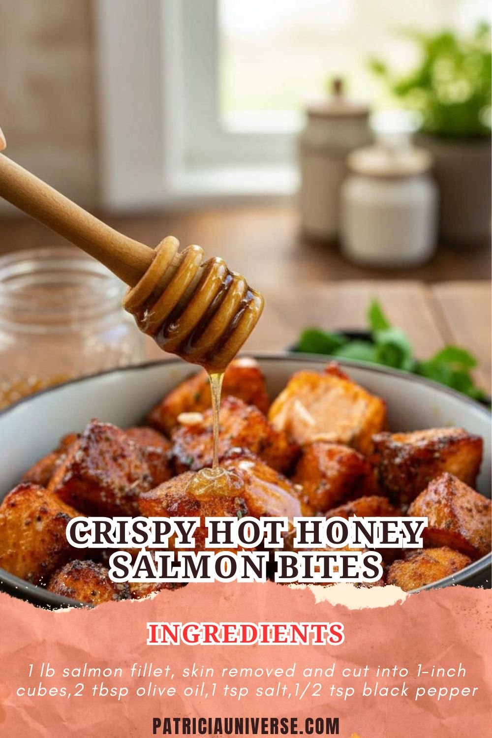 Crispy Hot Honey Salmon Bites Easy Recipe