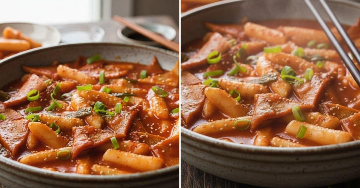 Korean Easy Recipes: Spicy Tteokbokki Rice Cakes